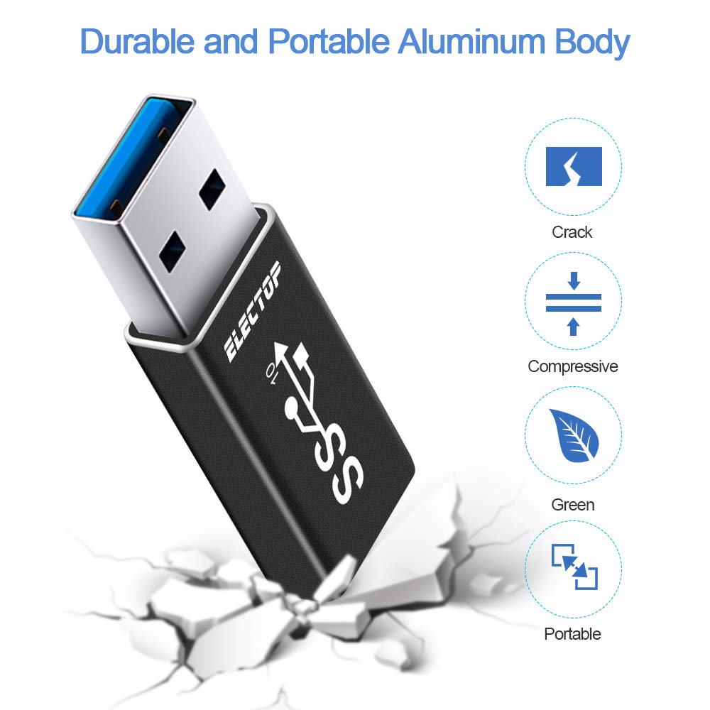 Mua ELECTOP Double Sides 10Gbps, USB 3.1 GEN 2 Male to Type-C Female ...