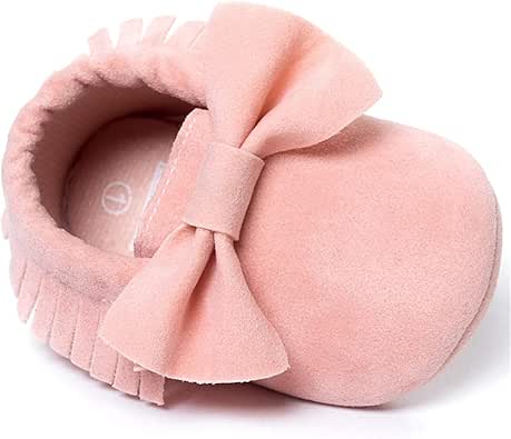 Amazon.com | LIVEBOX Infant Baby Girls and Boys Premium Soft Sole Moccasins Tassels Prewalker ...