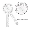 Goniometer 12 Inches Physical Therapy Tools Plastic Goniometer 360 ...