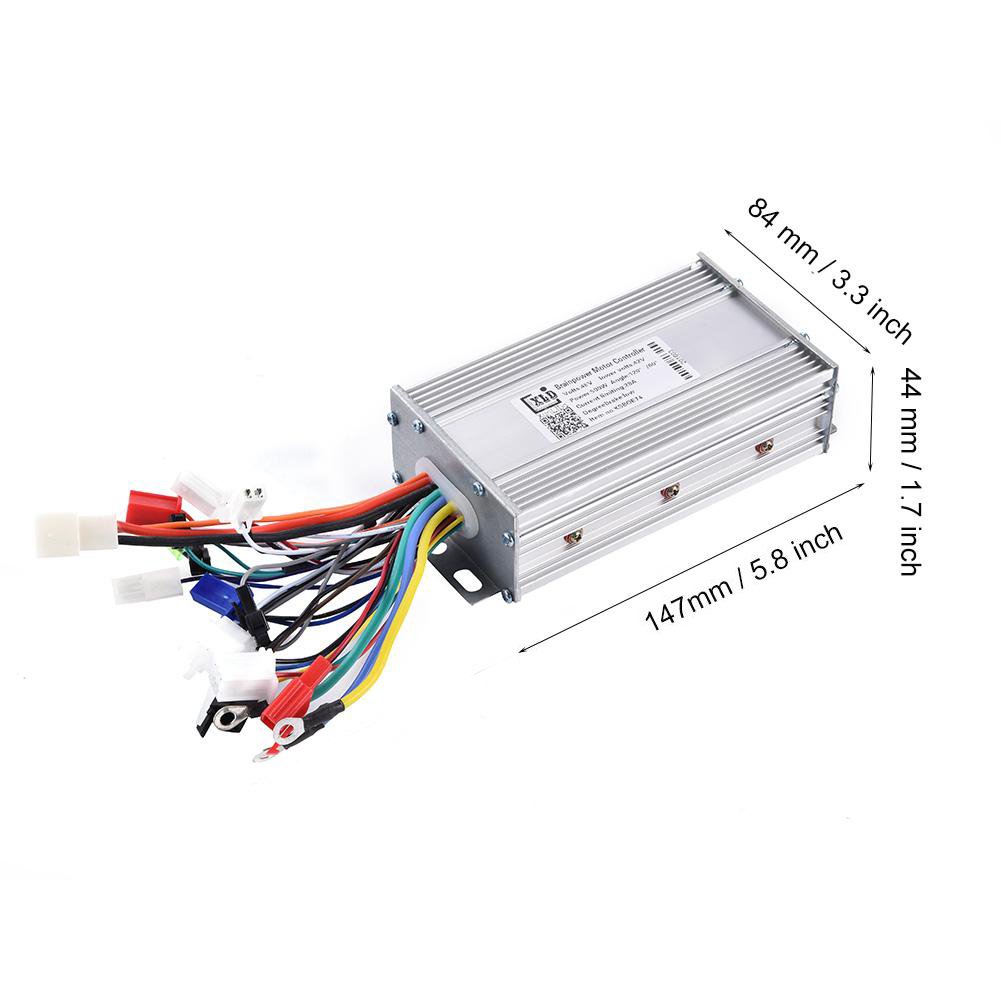 VGEBY Ebike Speed Controller, 48V 500W Brushless Motor Sine Wave ...