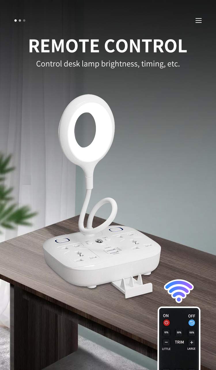 Mua LED Desk Lamp, Adjustable Table Light with Remote Control, Eye ...