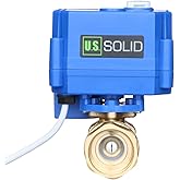 Motorized Ball Valve- 3/4" Brass Ball Valve with Standard Port, 9-24V ...