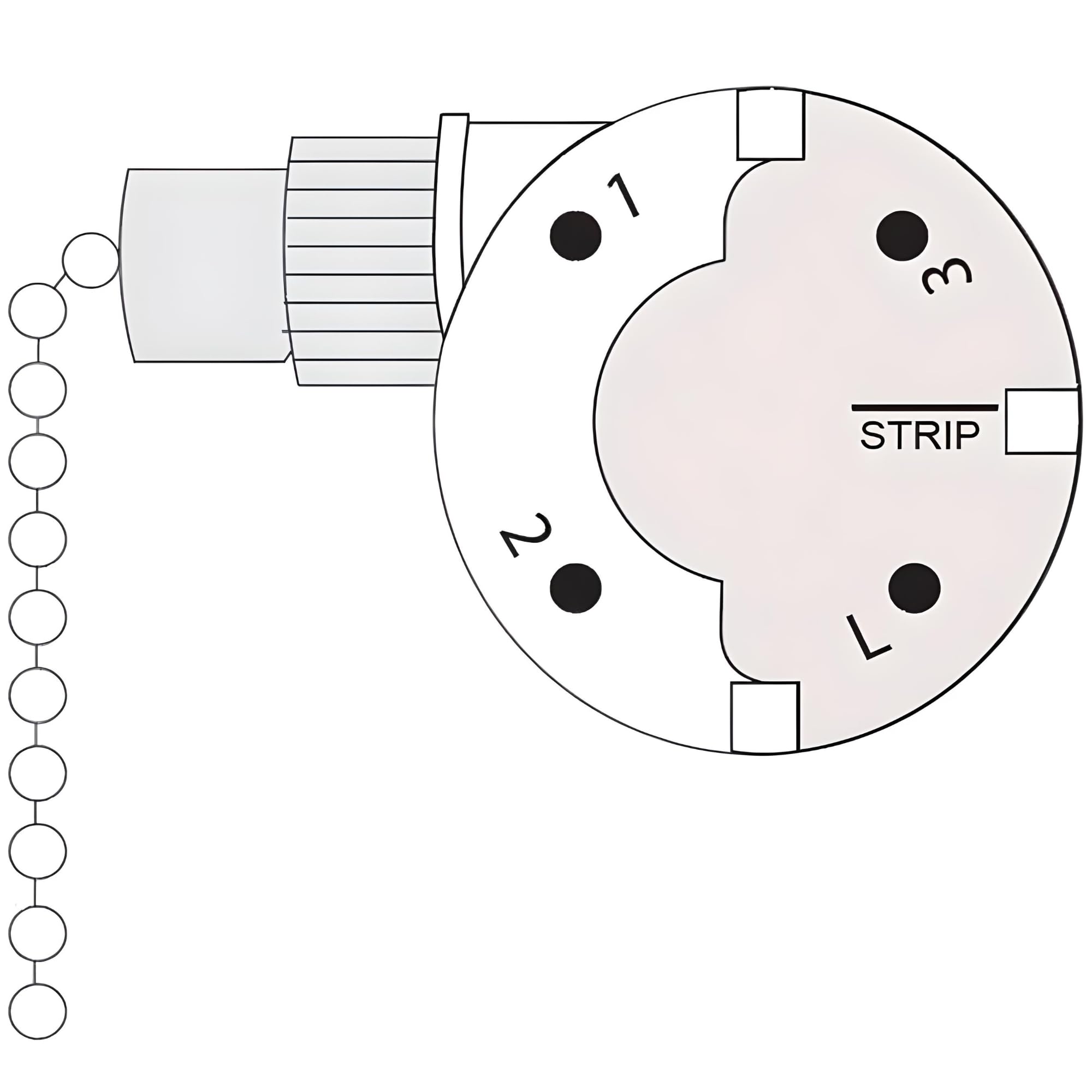 Mua Zing Ear ZE-268S6 3 Speed 4 Wire Pull Chain Switch Three Way Four ...
