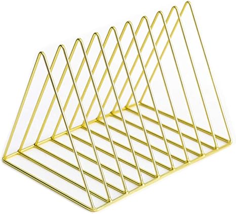 Bookends Shelf Metal Non Skid Newspaper Magazine Holder Book Dividers ...