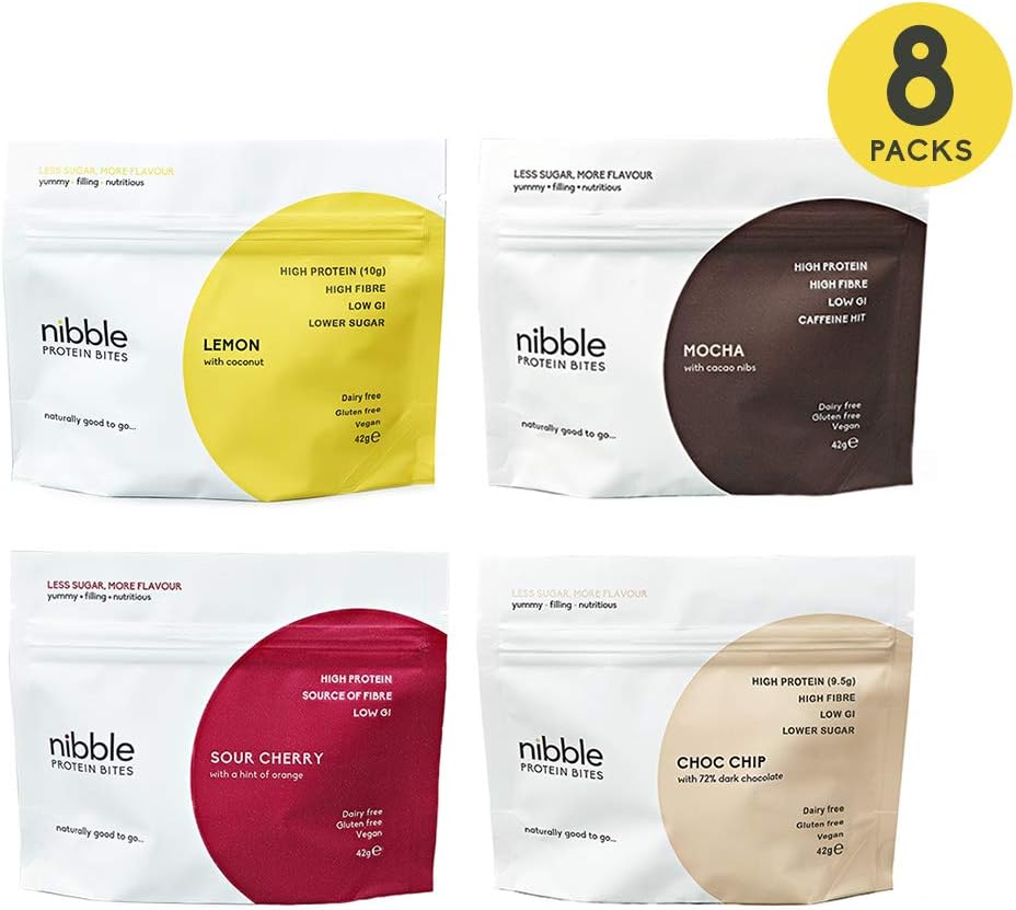 Nibble Bites Multipack (Assorted Flavours), Delicious, Lower Sugar ...