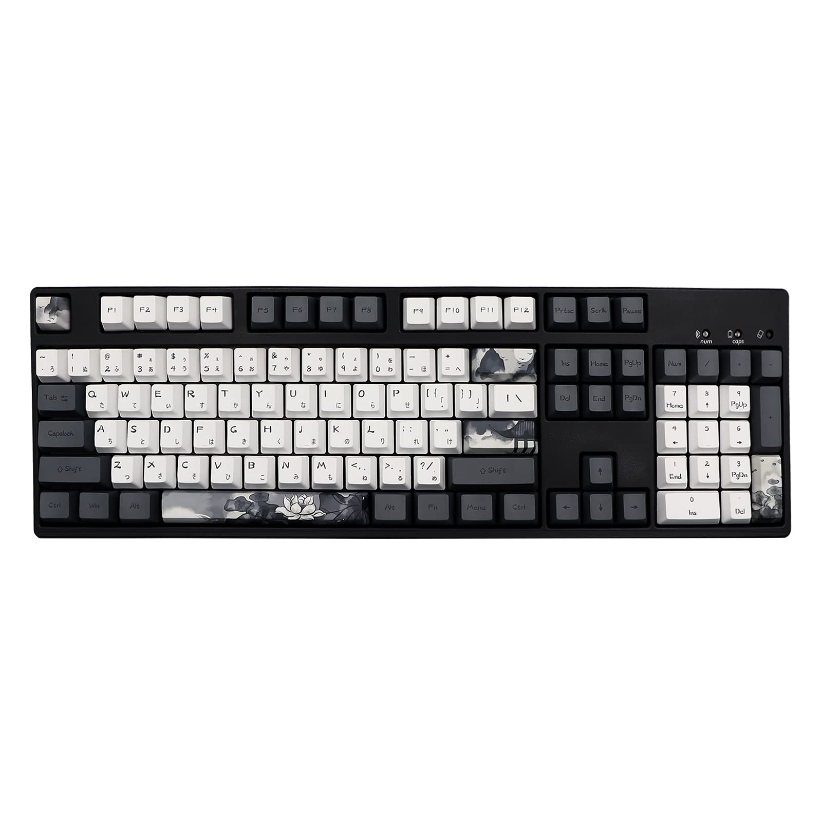 Mua JSJT Ink Lotus Keycaps OEM Profile Japanese Keycaps 140 Keys PBT ...