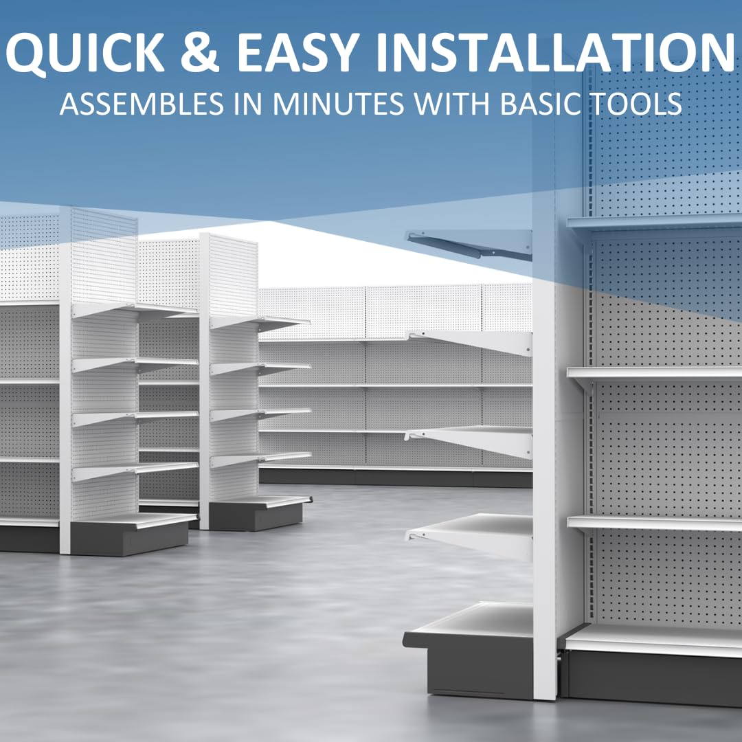 Lozier TL Shelf - Retail Display Shelving - Compatible Gondola Shelving ...