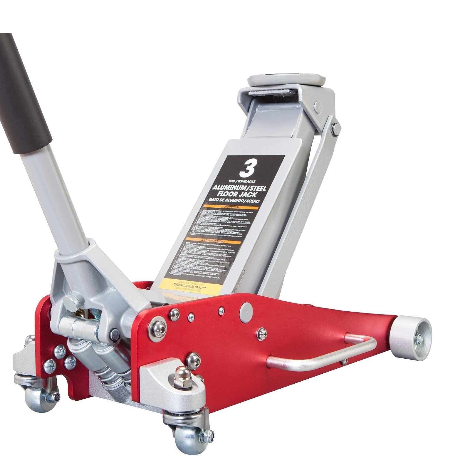 BIG RED 3 Ton Floor Jack,Aluminum and Steel Hydraulic Low Profile Car ...