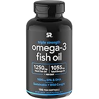 Amazon.com: Sports Research Triple Strength Omega 3 Fish Oil - Burpless Fish Oil Supplement w ...