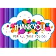 Amazon.com : 7×5ft Thank You for All You Do Backdrop Appreciation ...