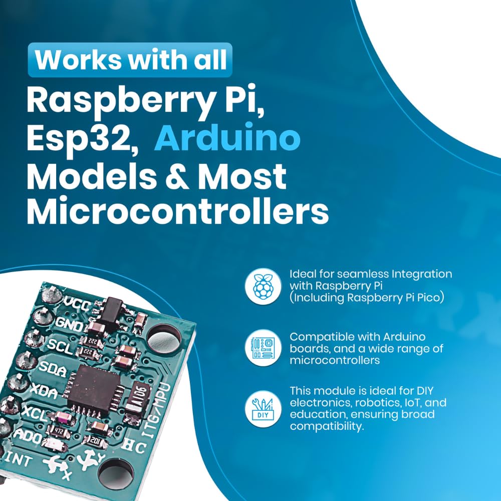 Mua SHILLEHTEK MPU 6050 (2 pcs) Pre-Soldered Module GY-521 Module, 6 ...