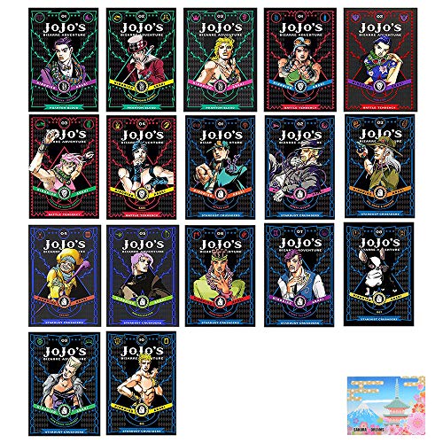 JoJo's Bizarre Adventure: Part 1 , 2 , 3 Manga Collection 17 Books Set ...