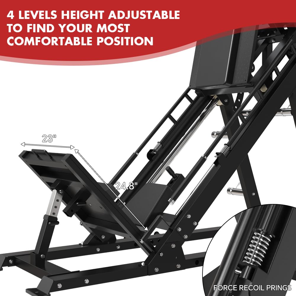 Mua SPART Commercial Grade Leg Press Hack Squat Machine, 2023 2500LBS ...