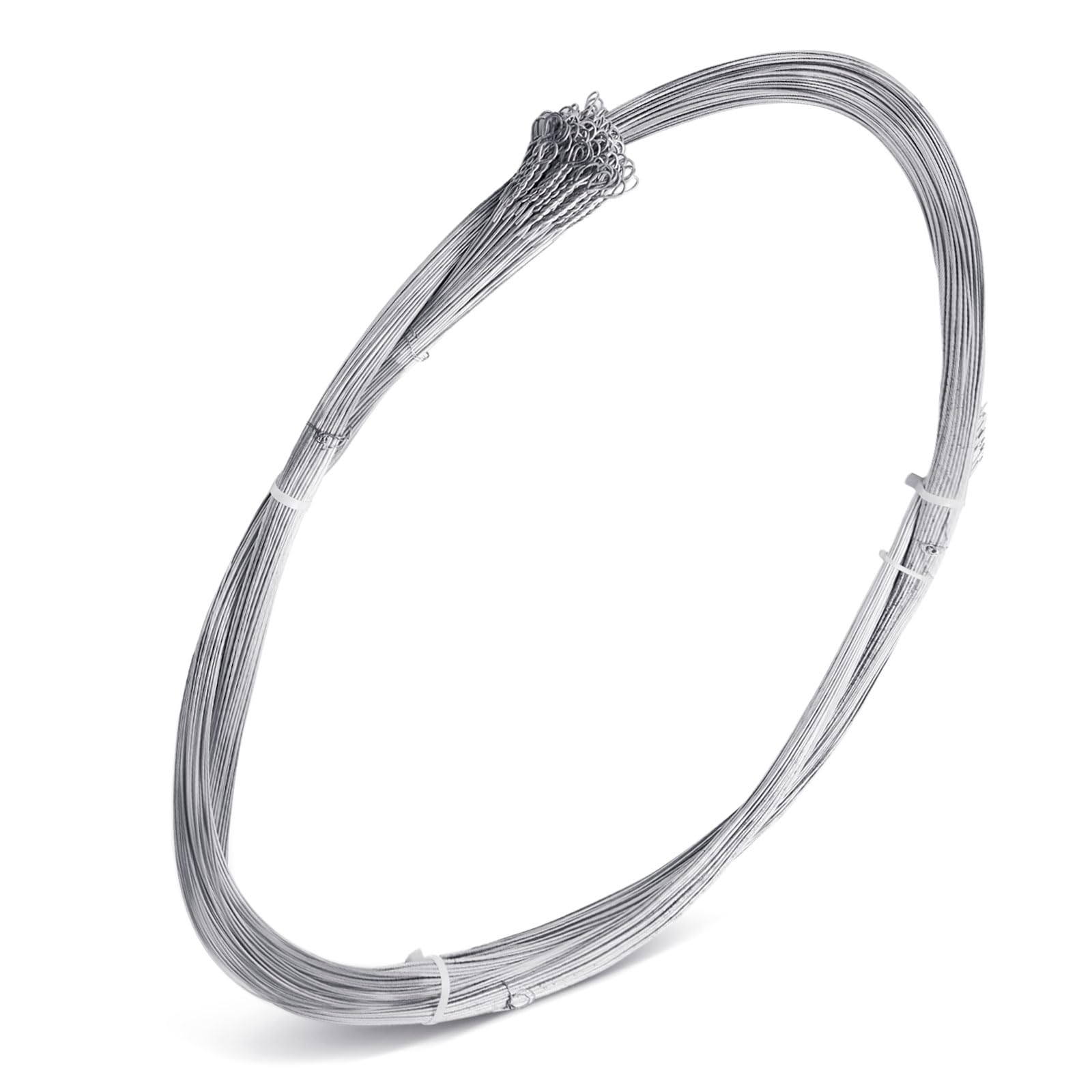 Mua Therwen 100 Roll 14 ft Galvanized Steel Wire Bulk, Multi Purpose ...