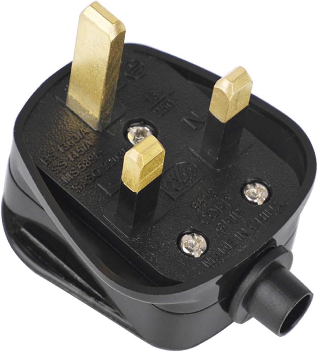 4 Pack of Fused Plug ASTA Certified 3 Pin Plugs 13A UK Standard – BigaMart