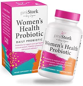 Pink Stork Women’s Health Probiotic: Probiotics for Women, Vaginal ...