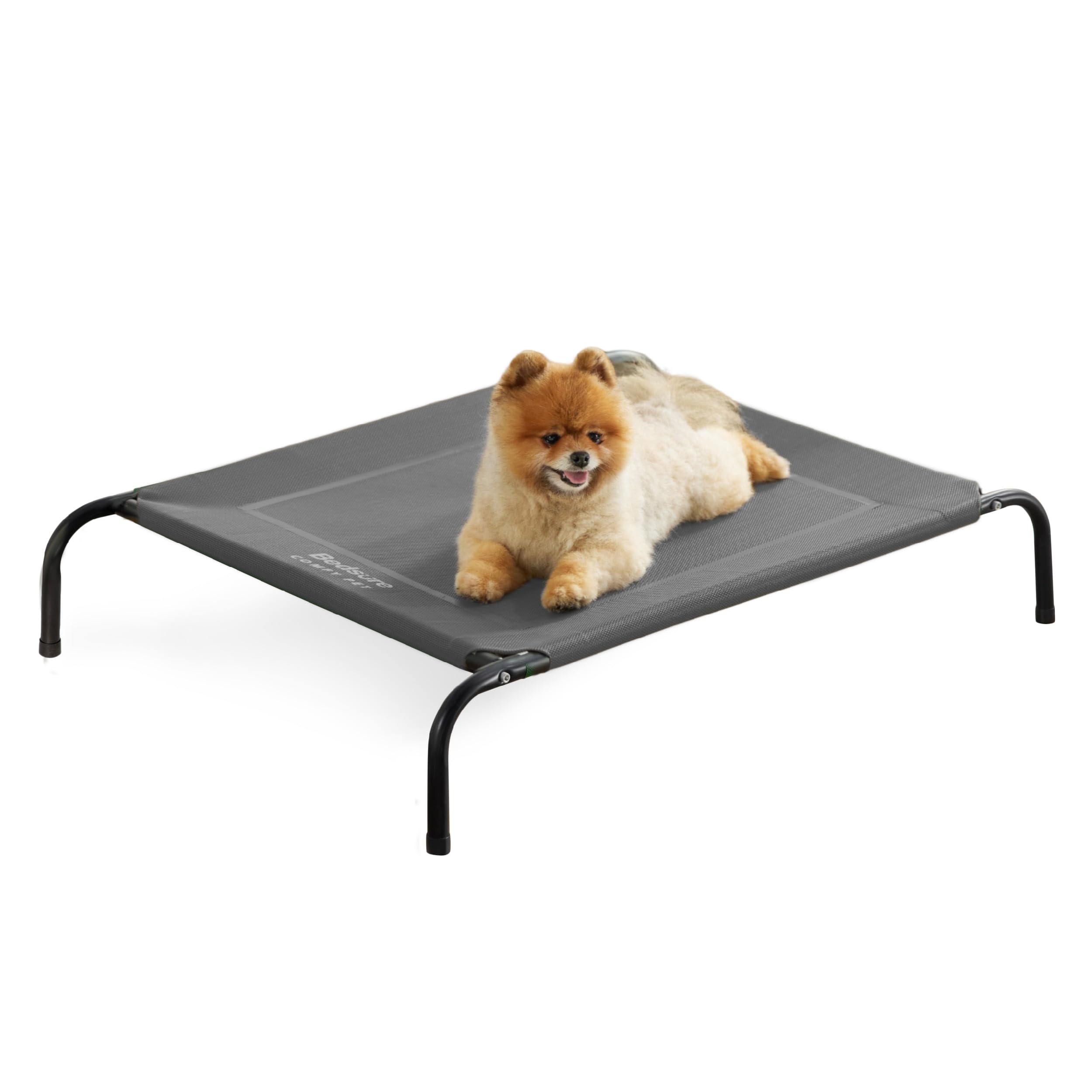 Bedsure Elevated Raised Outdoor Dog Bed - Cooling Dog Cot Bed with ...