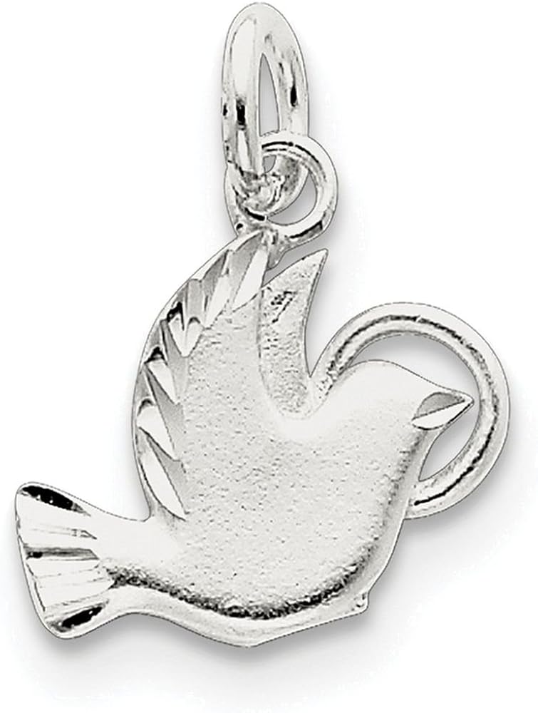 Amazon.com: Finejewelers Sterling Silver Dove Charm: Jewelry