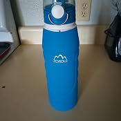 Amazon.com: ZOADLE Collapsible Water Bottles - 1 Litre (35 oz), Leak ...