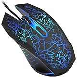 Amazon.com: Zelotes 5500 DPI 7 Button LED Optical USB Wired Gaming ...