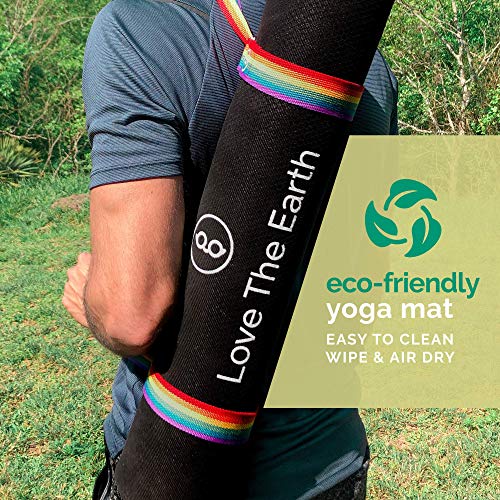 Gurus Natural Rubber Yoga Mat, Eco Friendly Earth Yoga Mat, Non Slip ...