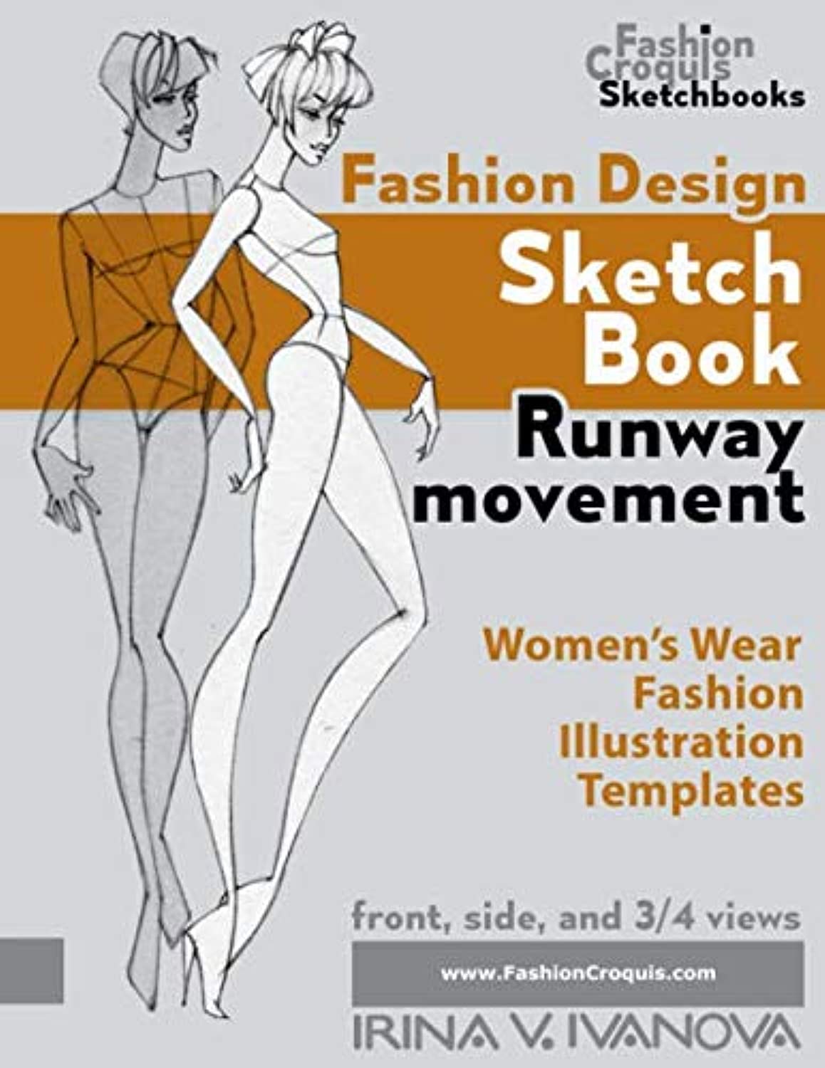 Mua Fashion design sketchbook. Runway movement: Women’s Wear Fashion ...