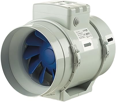 Blauberg UK TURBO-200 Blauberg Turbo Mixed Flow in Line Extractor Fan ...