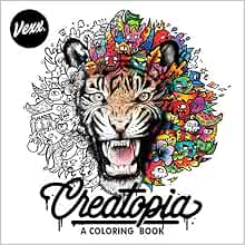 Amazon.com: Creatopia: A Coloring Book: 9780593330302: Vexx: Books
