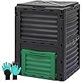 Amazon.com: Magshion 80 Gal Garden Composer Bin from BPA Free Material ...