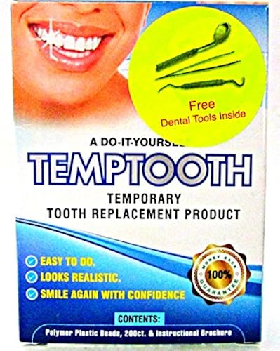 Temptooth, Temporary Tooth Replacement Kit, Replace Missing Teeth with ...