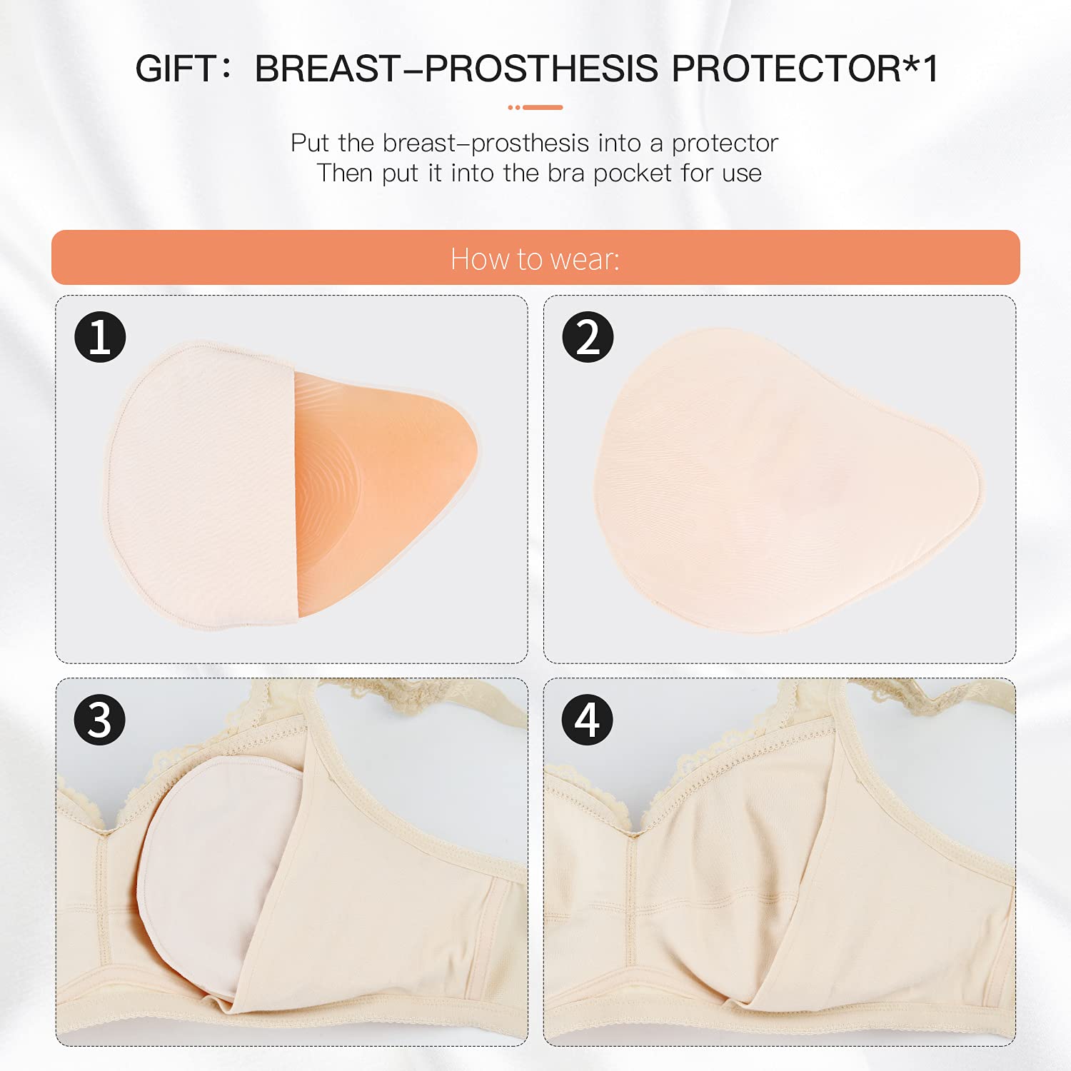 Mua ONEFENG Artificial Symmetrical Breast Form Post Mastectomy Breast ...