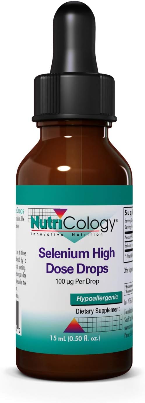Amazon.com: NutriCology Selenium High Dose Drops - Liver and Immune ...