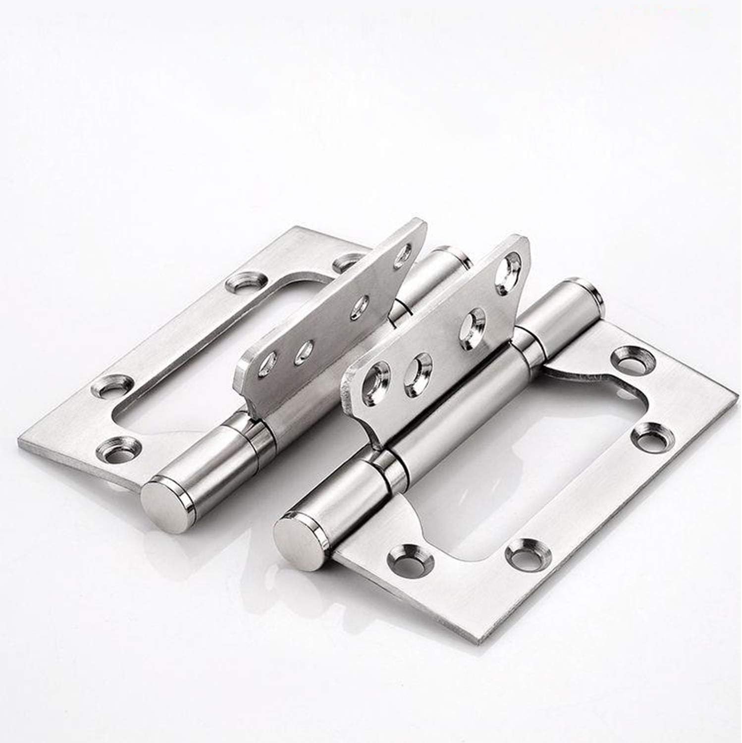 LOOTICH Heavy Duty Door Butt Hinges Groove-Free Stainless Steel Indoor ...