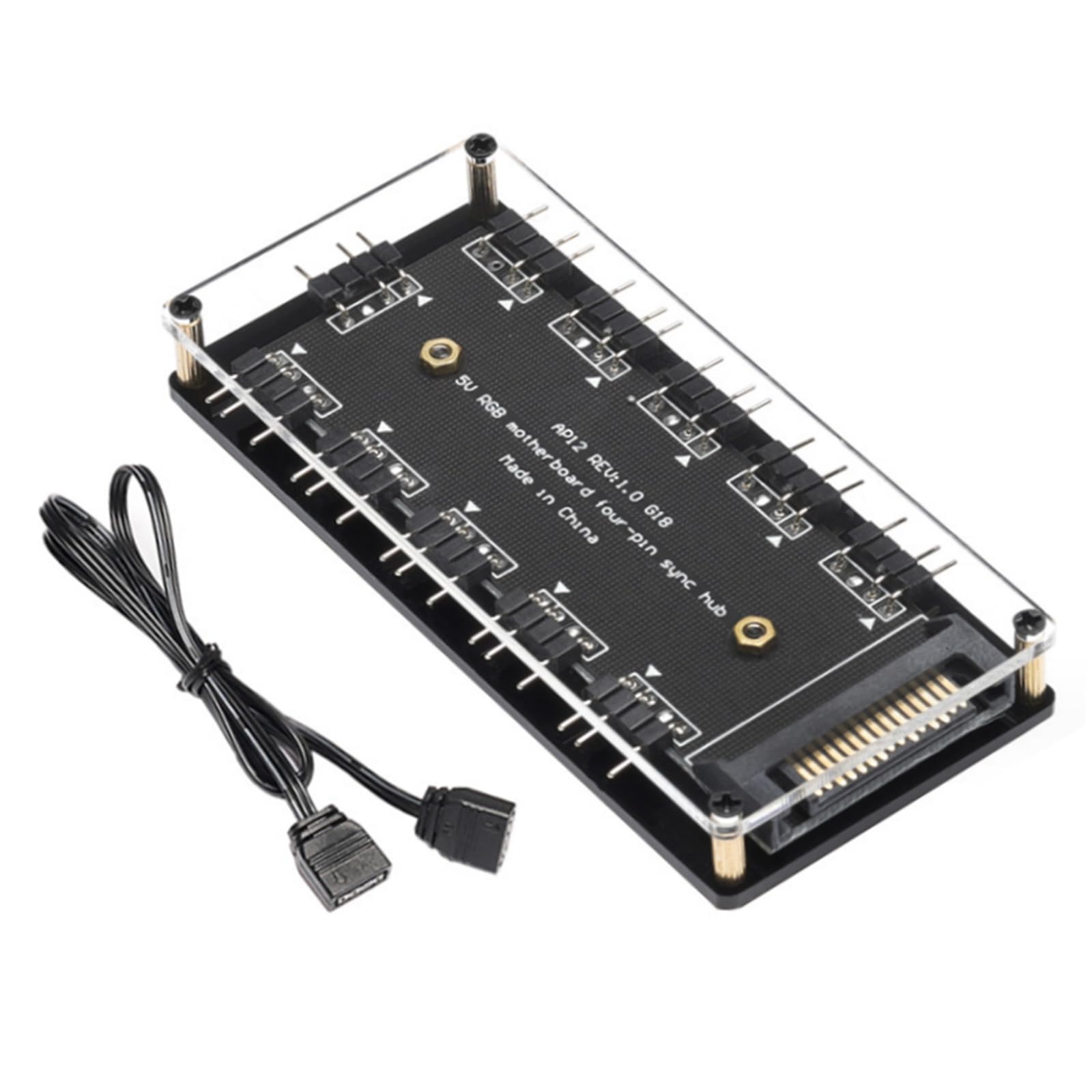 Mua Computer Fan Motherboard Sync Adapter HUB, 3Pin 5V ARGB 10-Port ...
