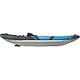 Amazon.com : AQUAGLIDE Chinook 90 Inflatable 9' Foot Kayak Kit Packable ...