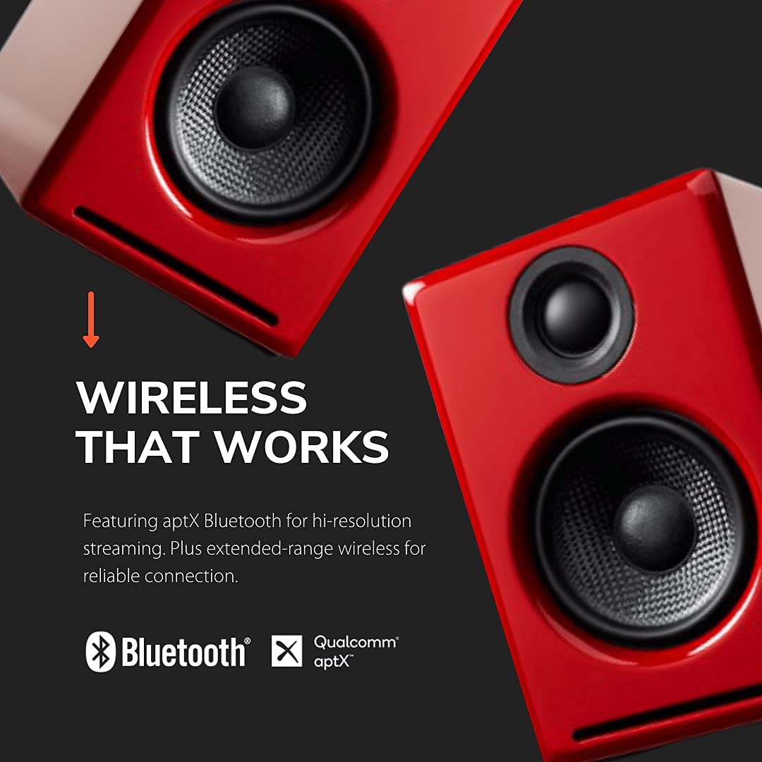 Mua Audioengine A2 Red Bluetooth Computer Speakers and DS1 Stands trên ...