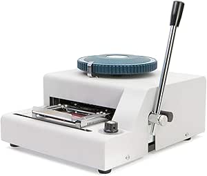 Professional ID Membership PVC Embosser Plastic Card Manual Embossing ...