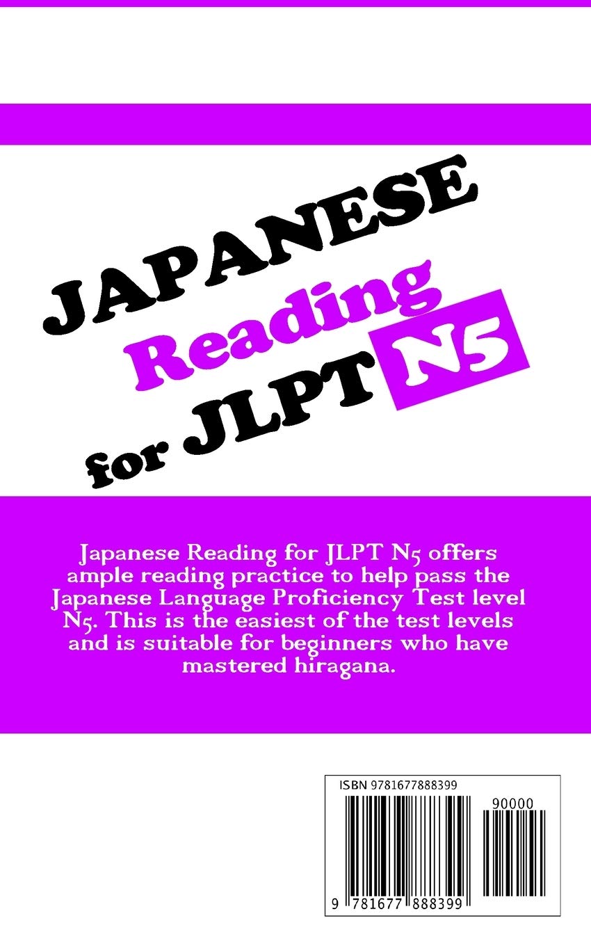 Mua Japanese Reading for JLPT N5: Master the Japanese Language ...