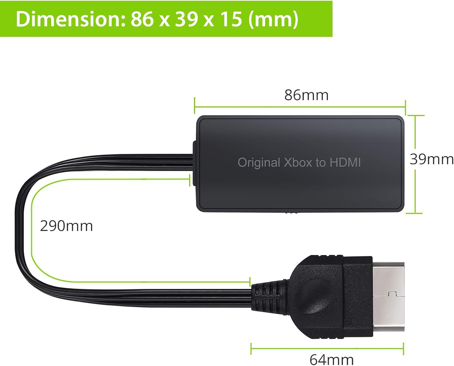 CAMWAY Original Xbox to HDMI Converter Adapter,HD Link Cable for ...