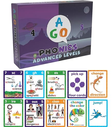 Homeschool Learning Game Wild Words Phonics Card Game - Digraphs ...