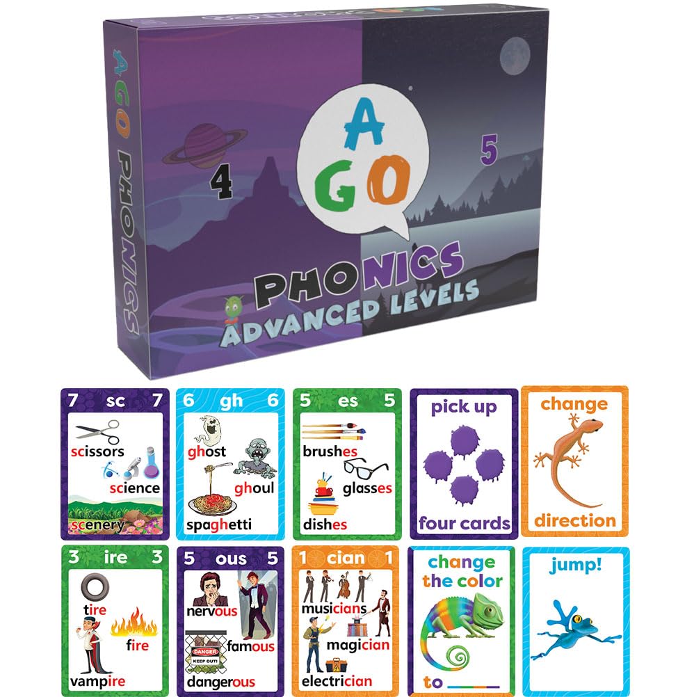 Mua Phonics Card Game - Advanced Set: Boost Reading & Phonics Skills ...