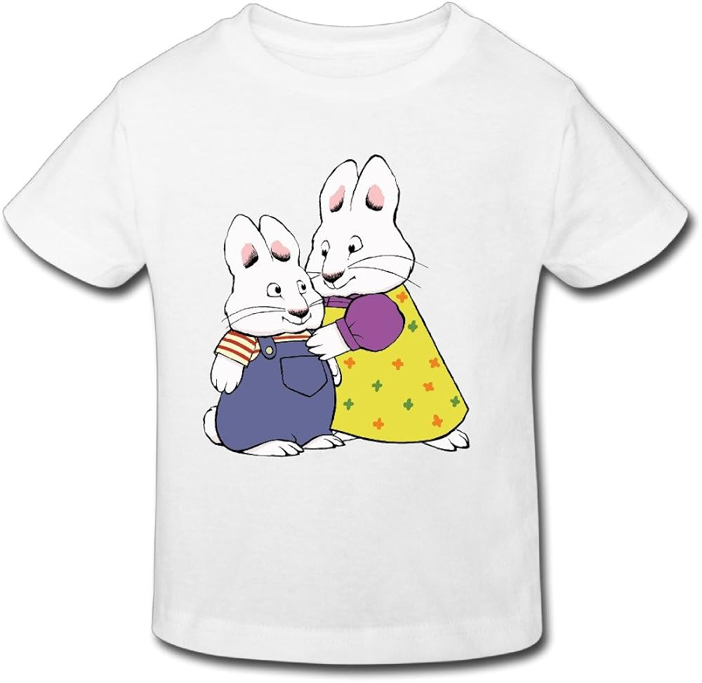 KNOT Art Max And Ruby Kids Toddler T-Shirts White US Size 3 Toddler ...