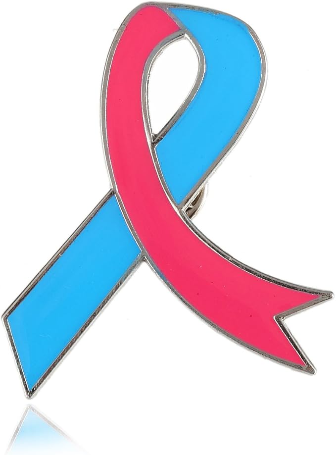 Amazon.com: CMajor Pink&Blue Ribbon SIDS Awareness Enamel Lapel Pin ...