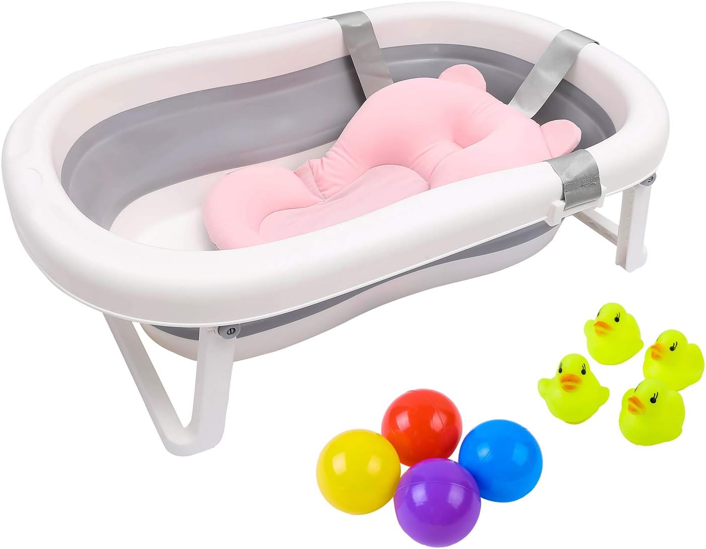 Baignoire bébé pliable pour fille Rose: Amazon.fr: Bricolage