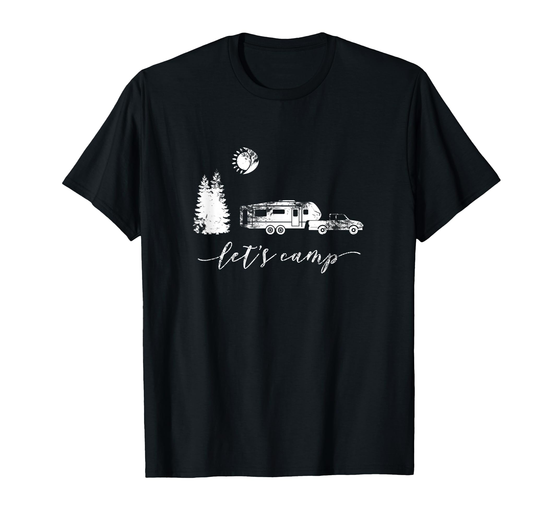 Let's Camp Shirt Camping Camper 5th Wheel RV Vacation Gift T-Shirt for sale | Las Vegas, NV ...