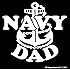 Amazon.com: Navy Dad 2.75"x4.25" Decal: Automotive