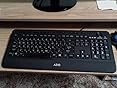 Amazon.com: Azio Large Print Keyboard - USB Computer Keyboard with 3 Interchangeable Backlight ...