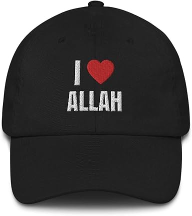I Love Allah Hat Dad Cap Muslim Islam Islamic Mosque Religion Spiritual ...