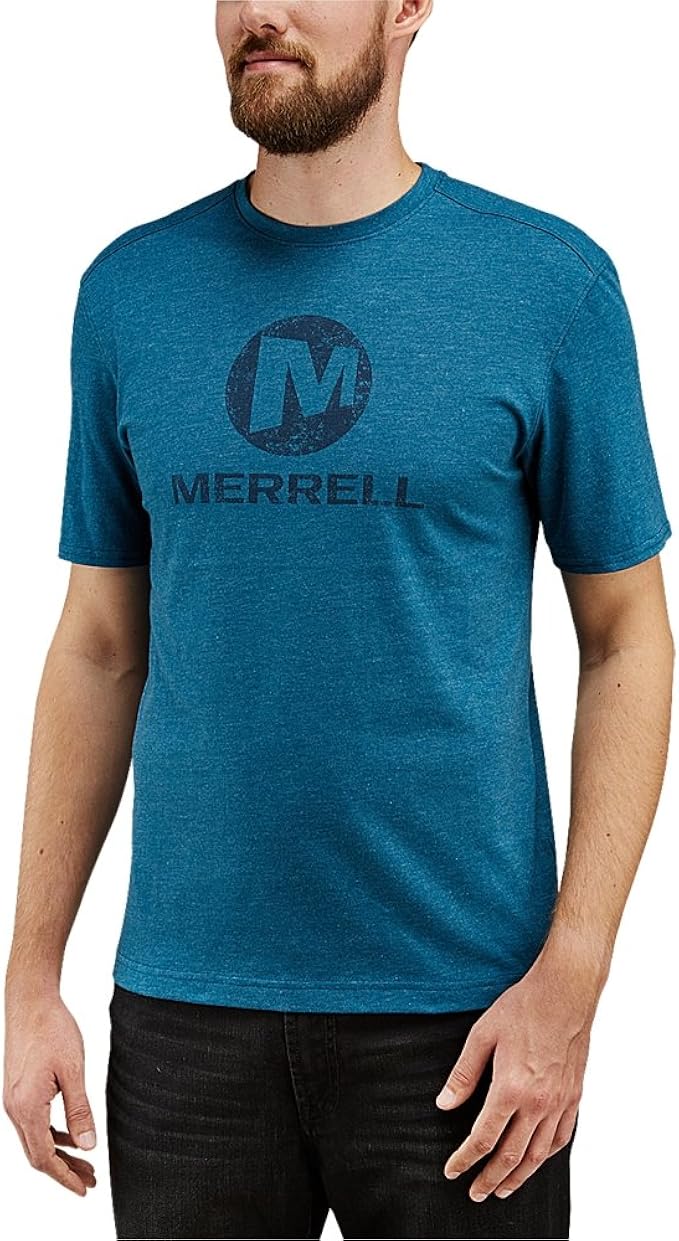 Merrell Vintage Stacked Logo Tee Herren t-Shirt JMS22528-406 Farbe ...