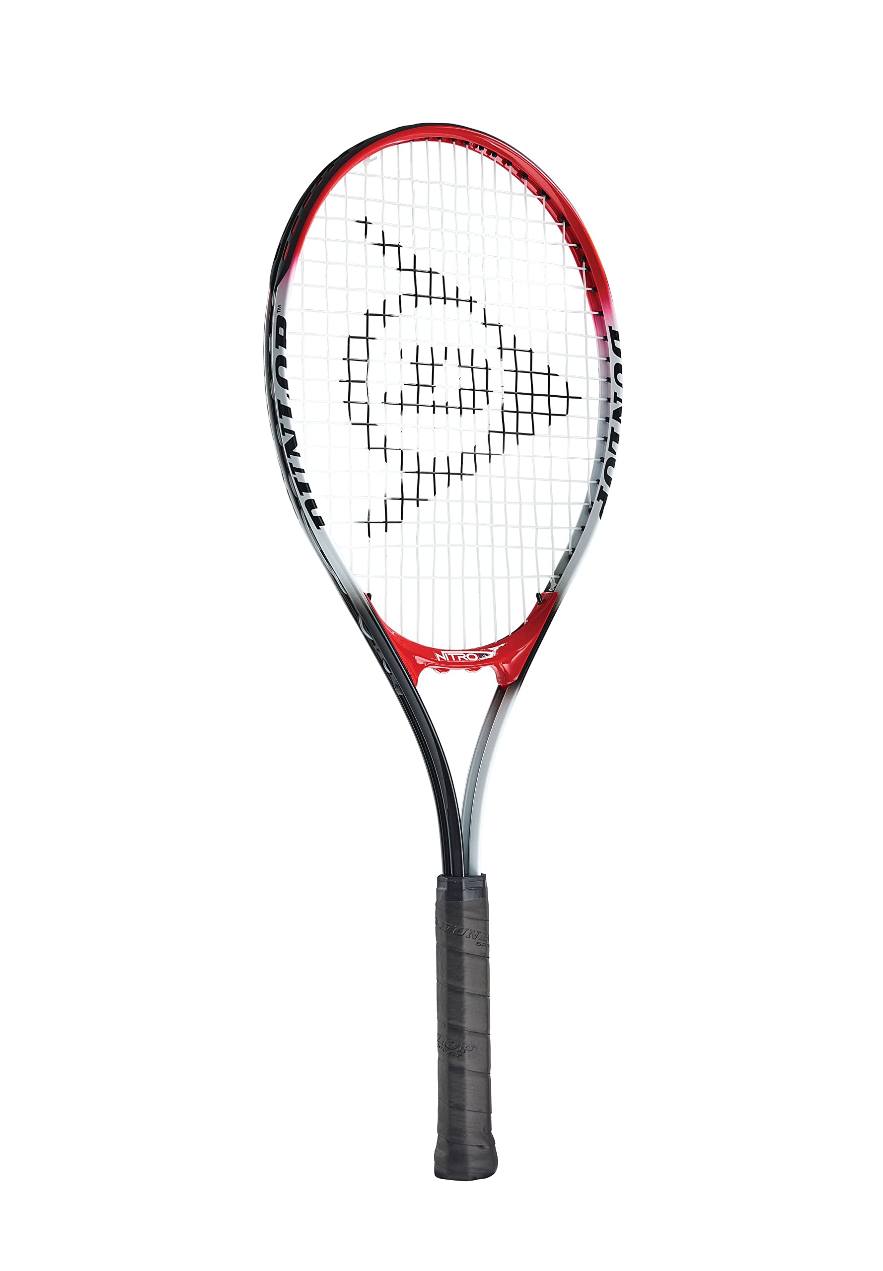 Dunlop Sports Nitro Junior Tennis Racket, 25" Length, White/Red/Black ...